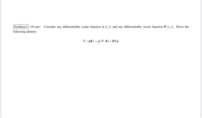 Solved Consider any differentiable scalar function (x,y) and | Chegg.com