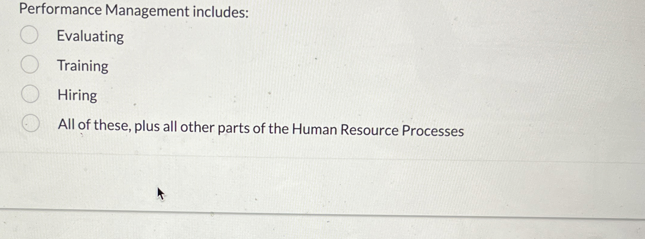Solved Performance Management | Chegg.com