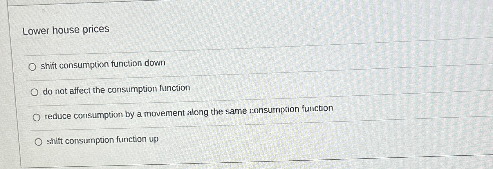 Solved Lower House Pricesshift Consumption Function Downdo