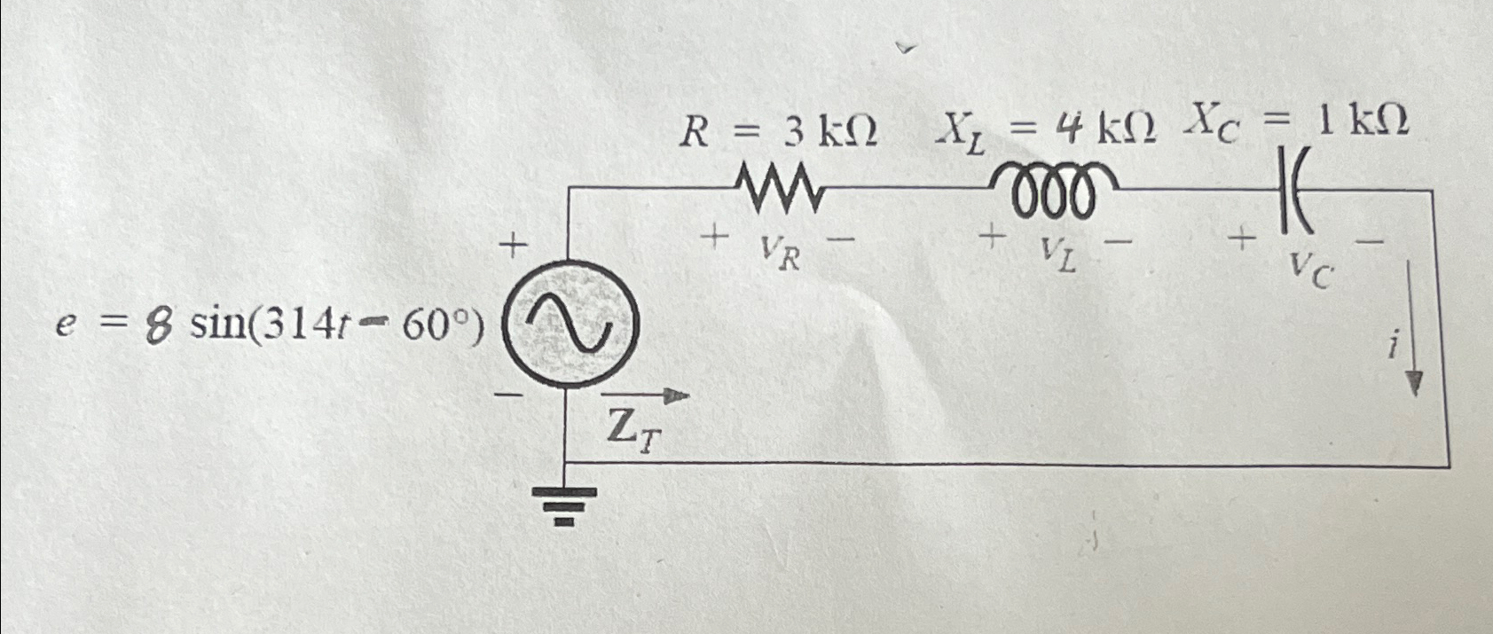 Solved Determine the power triangle for the circuit | Chegg.com