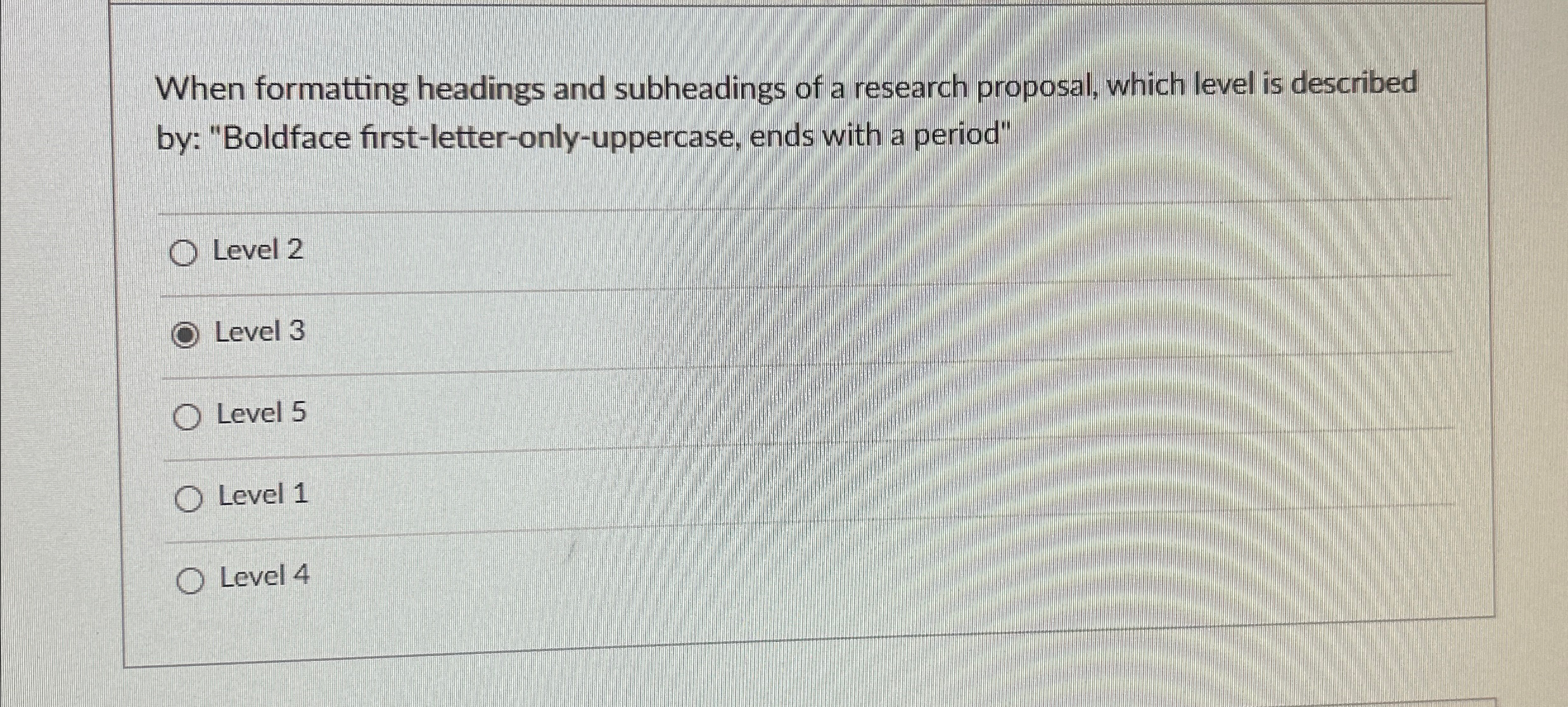 Solved When formatting headings and subheadings of a | Chegg.com