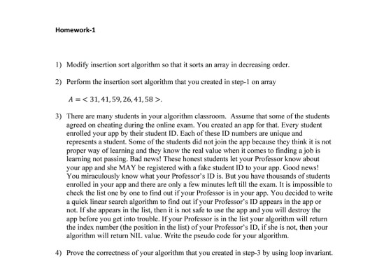 Solved Hi Need Some Help On Algorithms Homework Both 