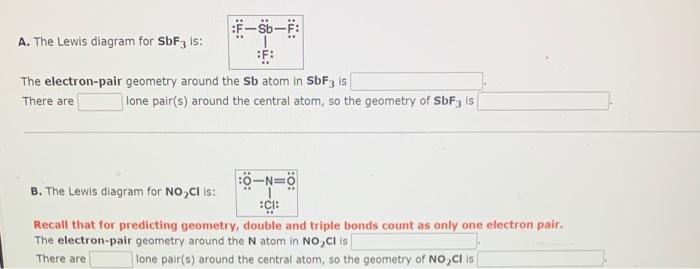 No2cl Electron Pair Geometry