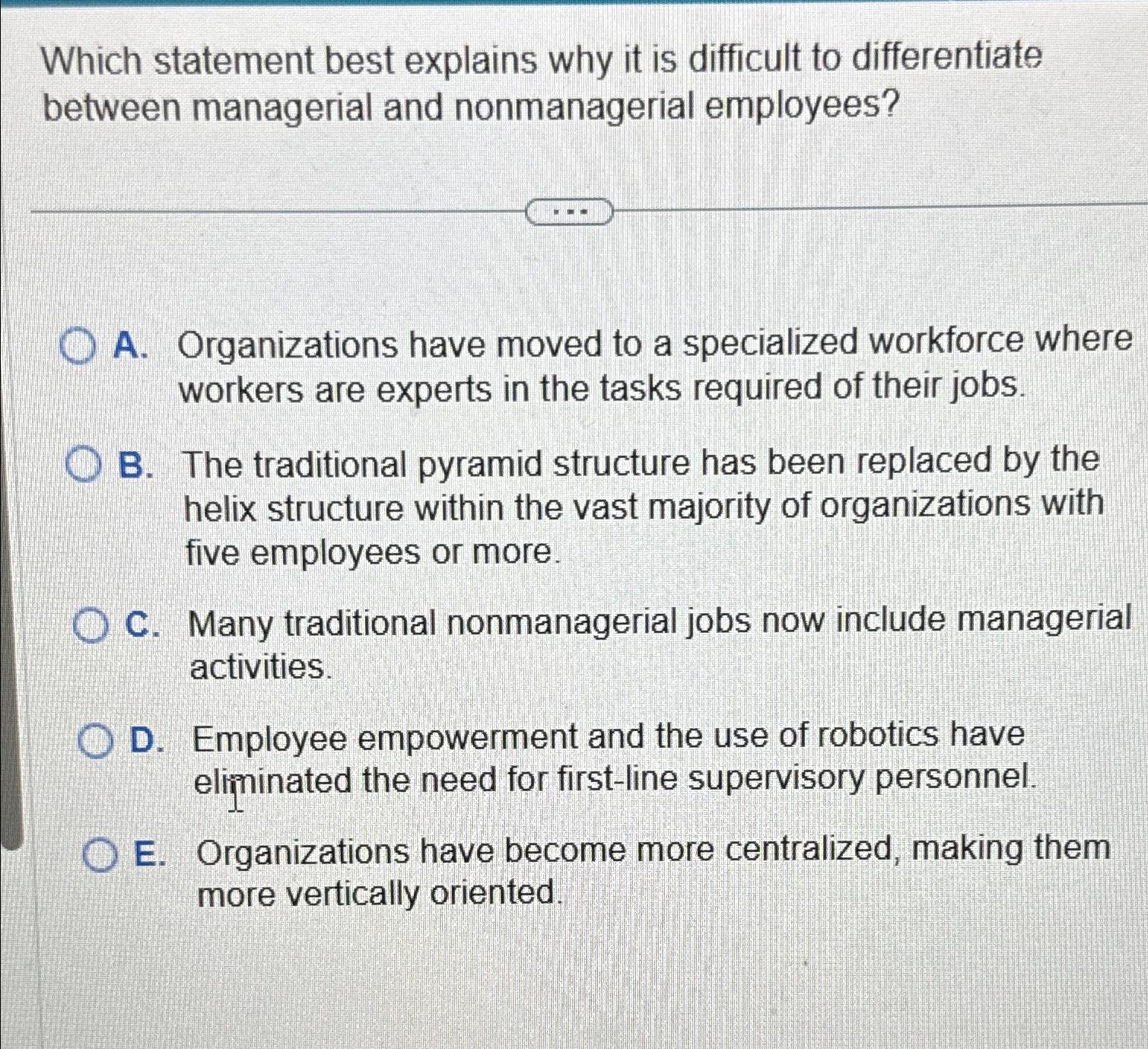 Solved Which statement best explains why it is difficult to | Chegg.com