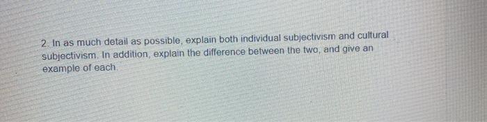 Solved In as much detail as possible, explain both | Chegg.com