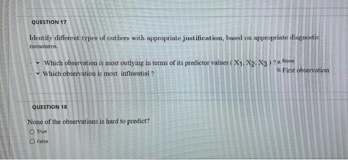 Solved Part (V) Model Diagnostics Now we consider the | Chegg.com