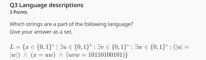 Solved Please help me ﻿with this oneQ3 ﻿Language | Chegg.com