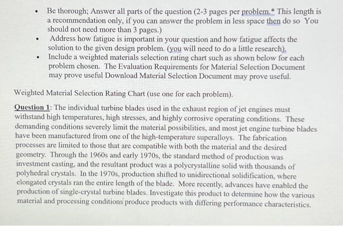 Solved - Be thorough; Answer all parts of the question (2-3 | Chegg.com