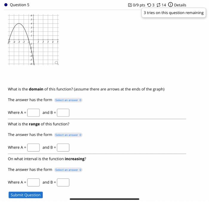 Solved What is the domain of this function? (assume there | Chegg.com
