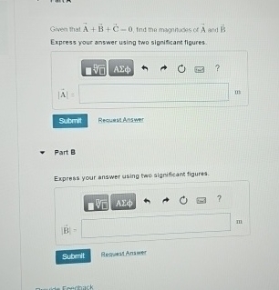 Solved Vector vec(A) ﻿points in the negative x ﻿direction. | Chegg.com