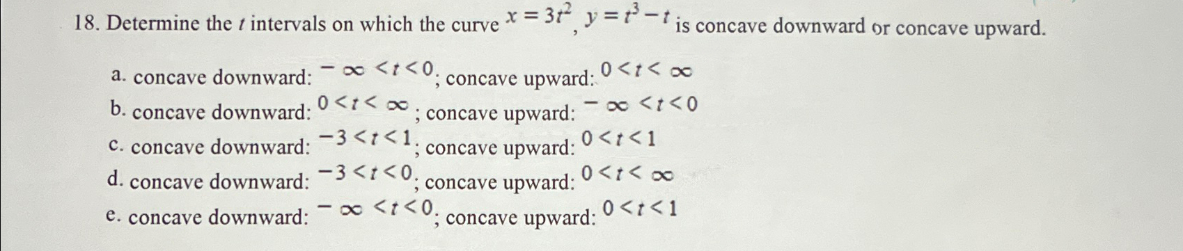 Solved Determine the t ﻿intervals on which the curve | Chegg.com