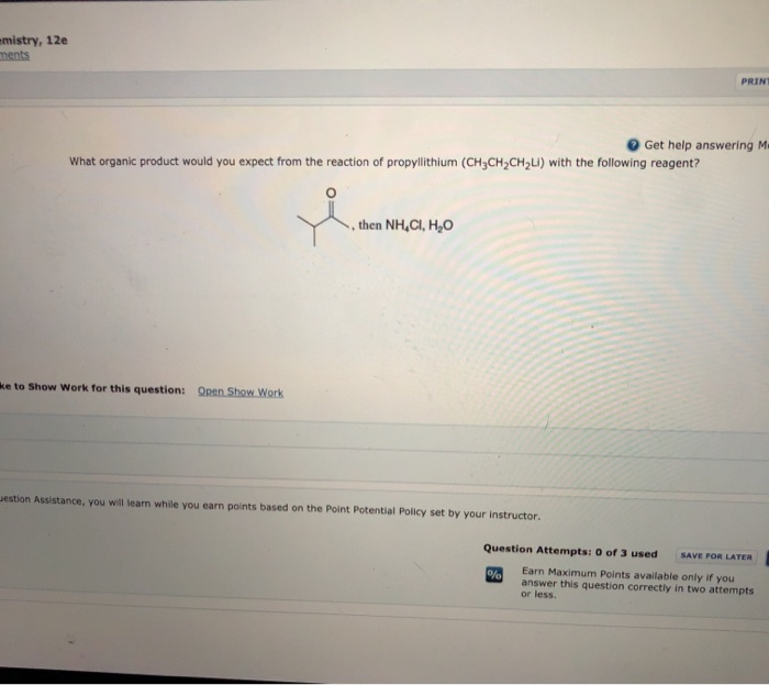 Solved emistry, 12e ments PRINT Get help answering M. What | Chegg.com