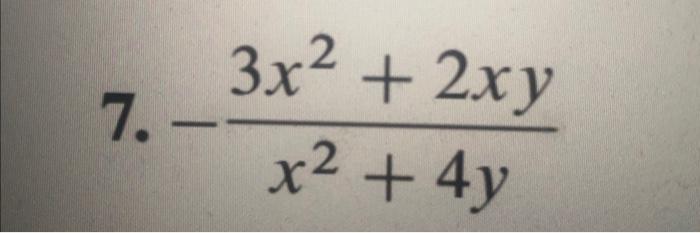 Solved can someone show me how to solve #7the answer is | Chegg.com