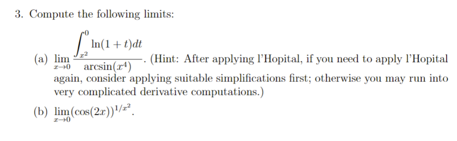 Solved Compute the following | Chegg.com