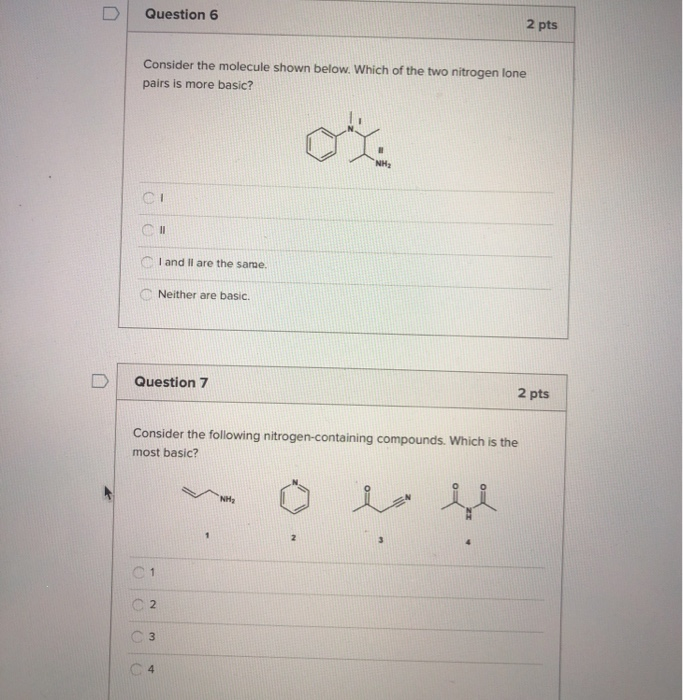 Solved 2 pts Question 4 Predict the major product of the | Chegg.com