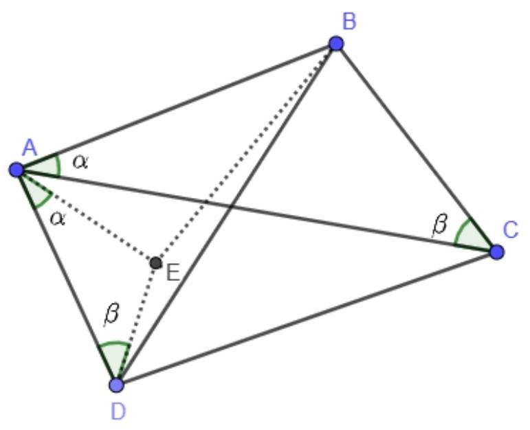 Solved Show that in the following figure the triangles ABC | Chegg.com