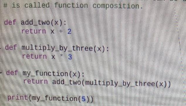 Solved \# is called function composition. def add two (x) : | Chegg.com