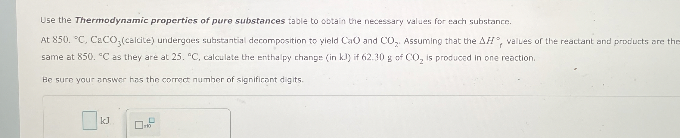 Solved Use the Thermodynamic properties of pure substances | Chegg.com