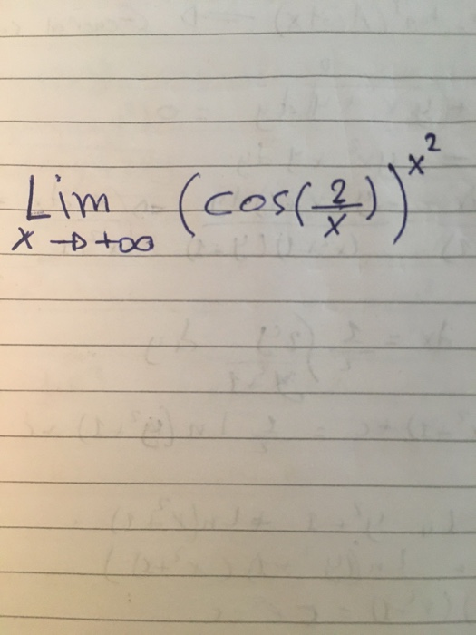 Solved 2 w! 7 Lim (cos(af))* ott X | Chegg.com