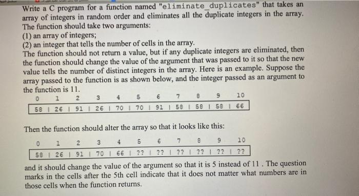 Solved Write a C program for a function named | Chegg.com