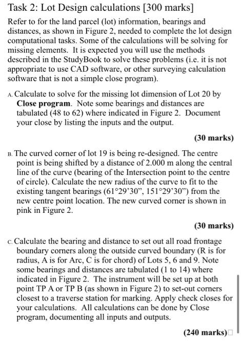 Solved Task 2: Lot Design calculations [ 300 marks] Refer to | Chegg.com