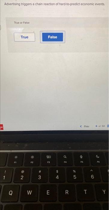 Solved Advertising triggers a chain reaction of | Chegg.com