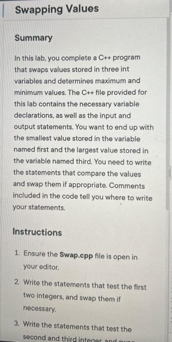 Solved which part of my code is incorrect? is the int temp | Chegg.com