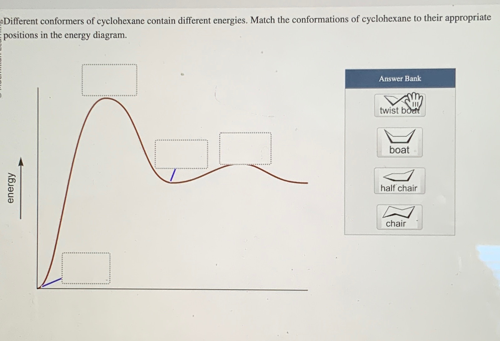 Solved oDifferent conformers of cyclohexane contain | Chegg.com