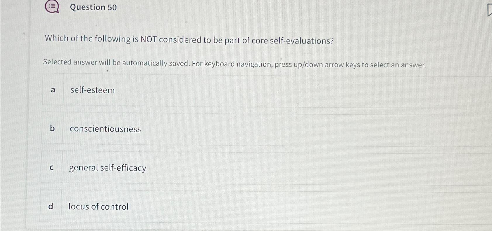 Solved Question 50Which of the following is NOT considered | Chegg.com