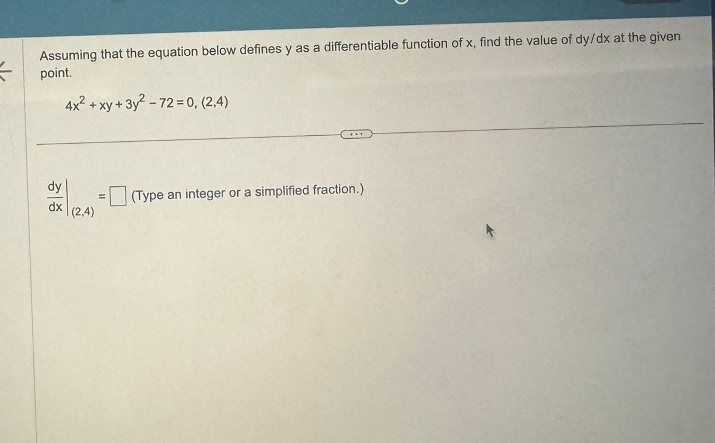 Solved Assuming that the equation below defines y ﻿as a | Chegg.com