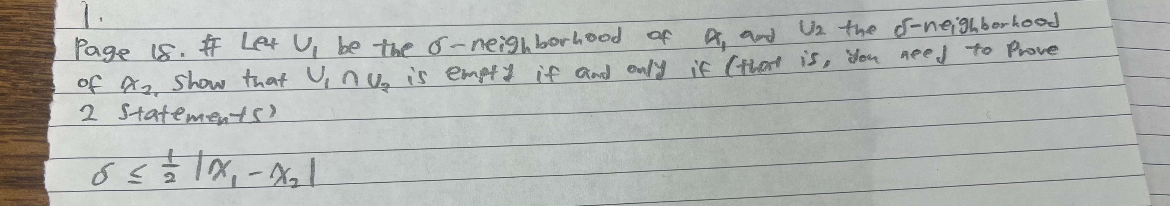 Solved this is for real analysis class. please show me all | Chegg.com