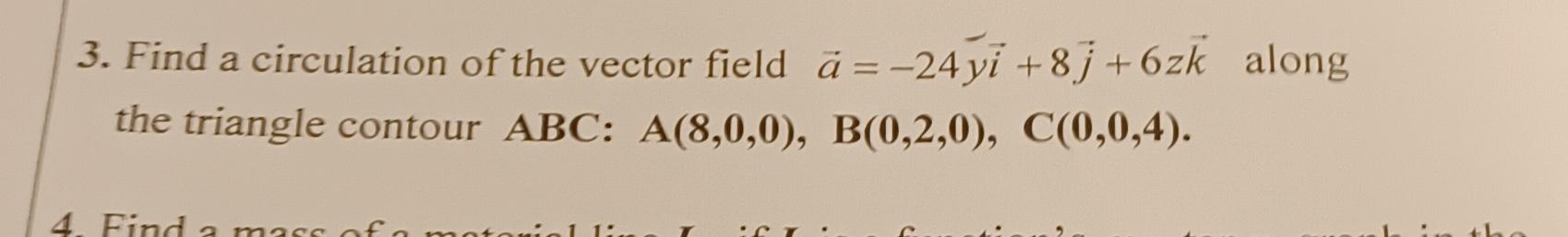 Solved Find a circulation of the vector field | Chegg.com