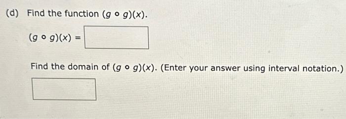Solved Consider the following. f(x)=x3+4,g(x)=3x (a) Find | Chegg.com