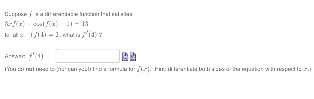 Solved Suppose f ﻿is a differentiable function that | Chegg.com