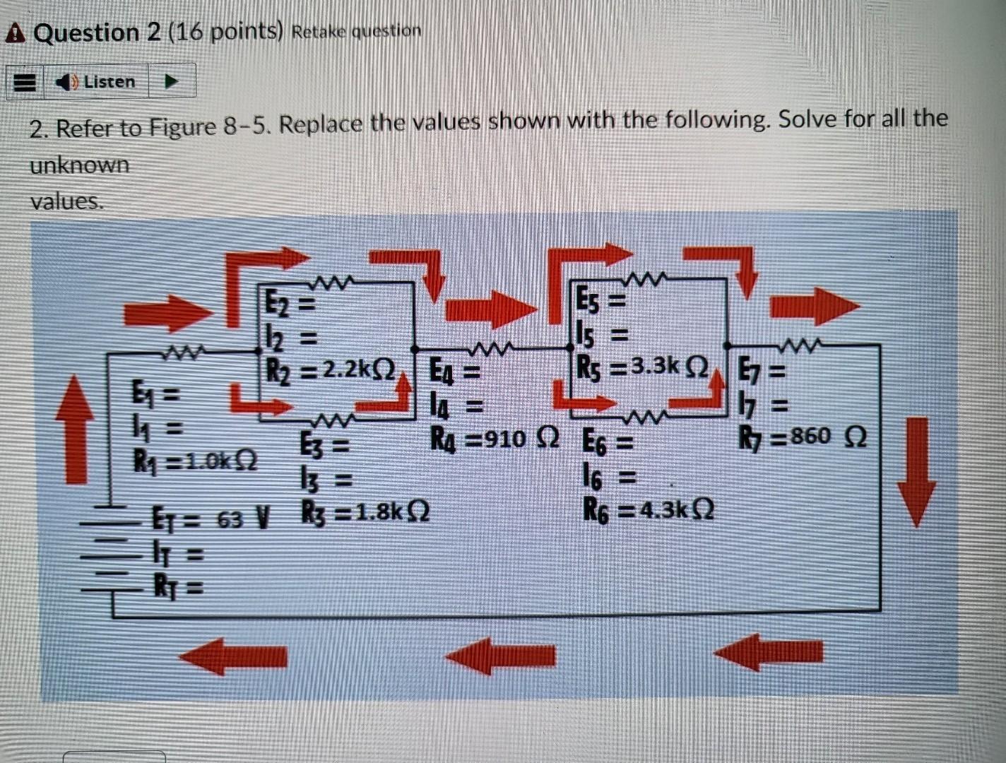 Solved 2. Refer to Figure 8-5. Replace the values shown with | Chegg.com