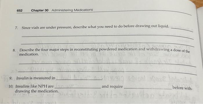 2. Describe an ampule and explain why an ampule is | Chegg.com
