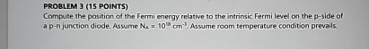 Solved PROBLEM 3 (15 ﻿POINTS)Compute the position of the | Chegg.com
