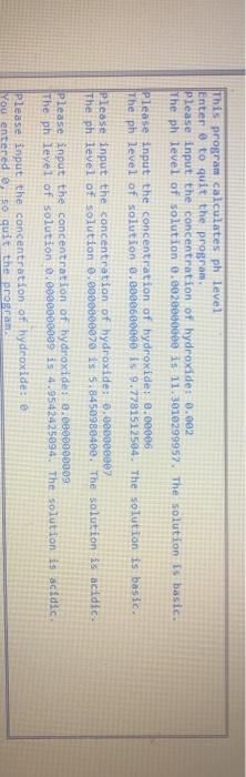 Solved Use two loops, including at least one for loop, to | Chegg.com