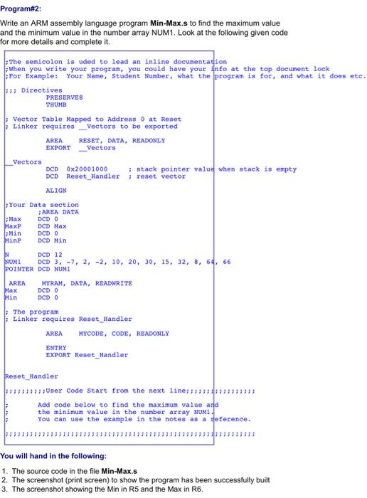 Solved please dont copy from previous chegg solutionUSE KEIL | Chegg.com