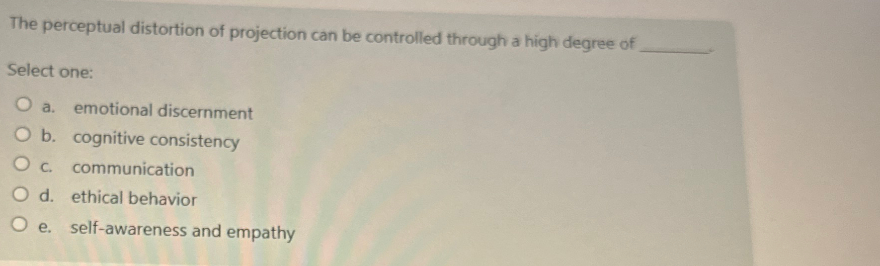 Solved The perceptual distortion of projection can be | Chegg.com