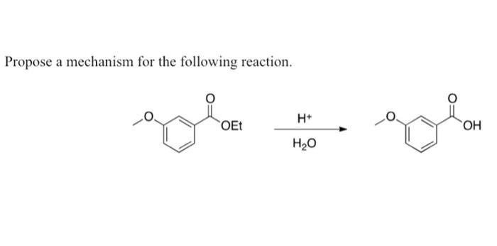 Solved Propose a mechanism for the following reaction. | Chegg.com