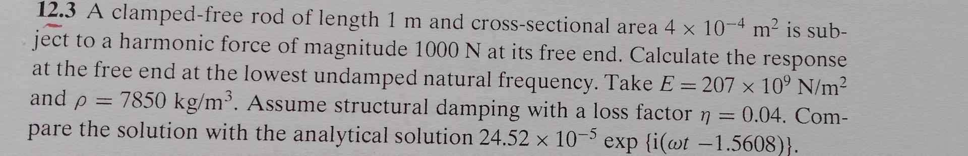 Solved use modal analysis to derive transfer receptamnce | Chegg.com