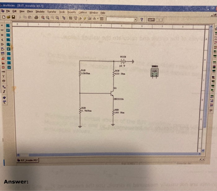 Solved Lab 2 Transistors Part A-Transistor Circuits During | Chegg.com