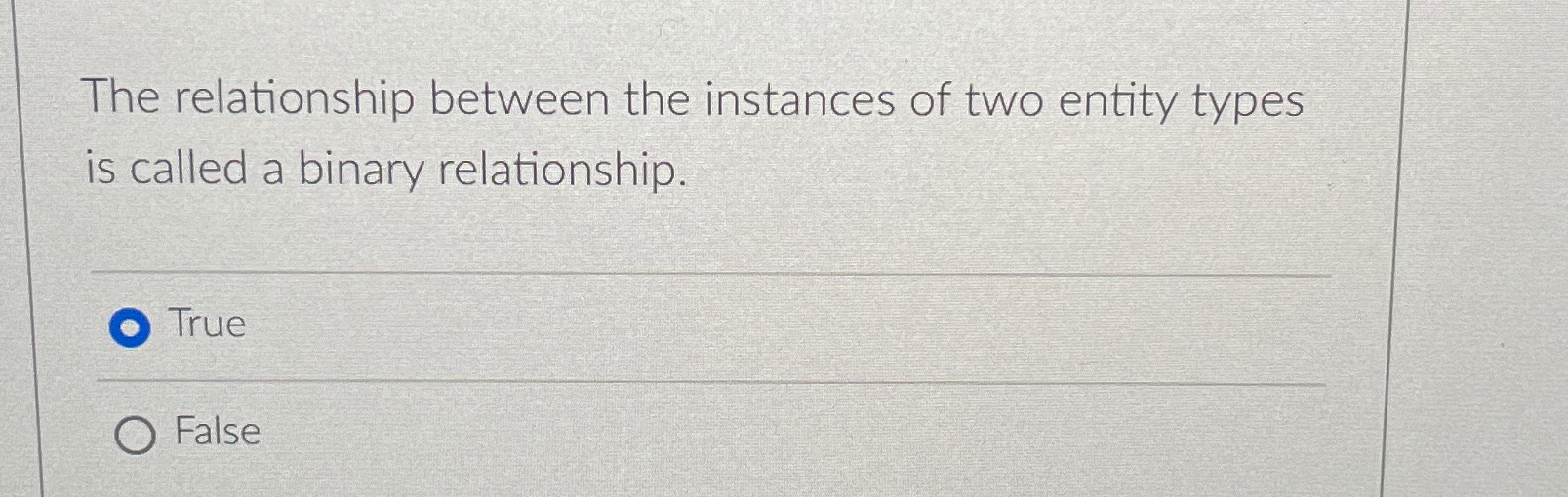 Solved The relationship between the instances of two entity | Chegg.com