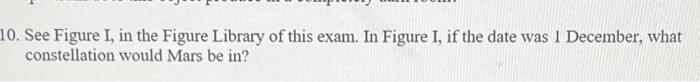 Solved 10. See Figure I, in the Figure Library of this exam. | Chegg.com