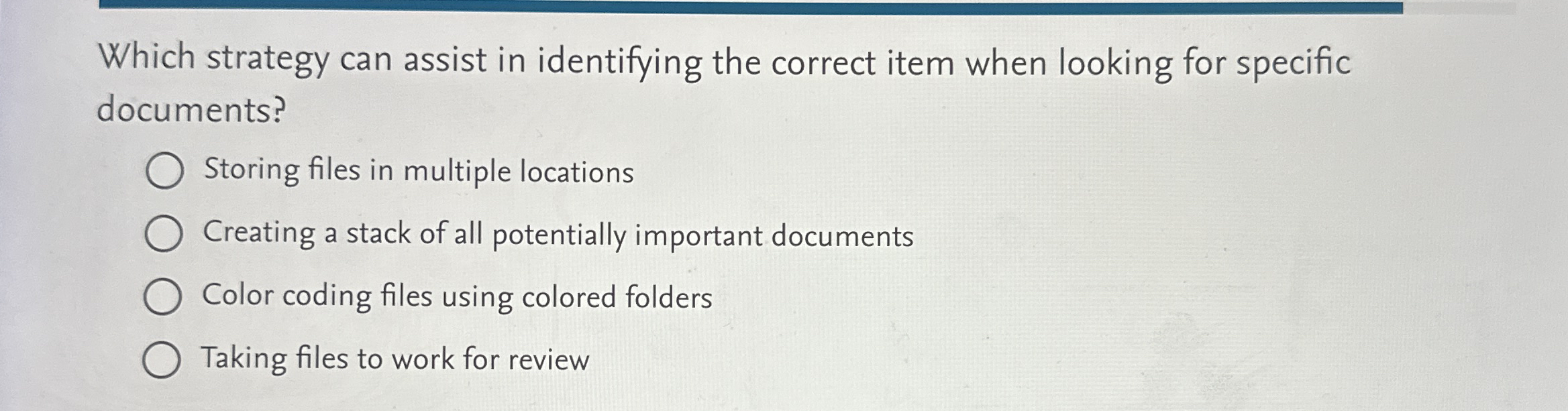 Solved Which strategy can assist in identifying the correct | Chegg.com
