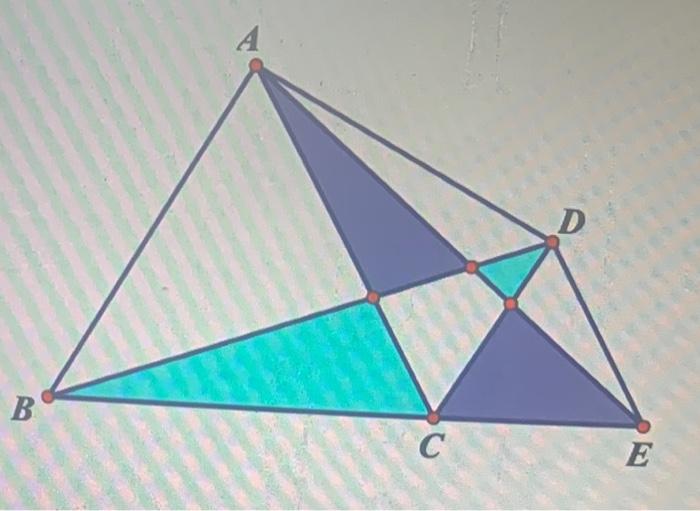 Solved triangles ABC and DCE are regular. explain why | Chegg.com