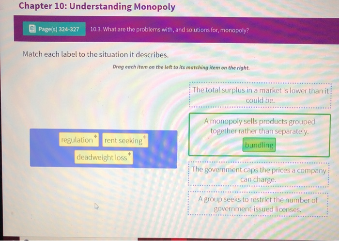 Solved Chapter 10: Understanding Monopoly Page(s) 324-327 | Chegg.com