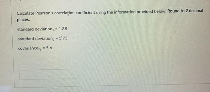 Solved Calculate the sum of cross-product deviations for the | Chegg.com