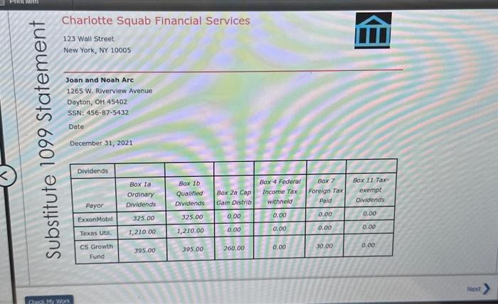 Comprehenslve Problem 1 - Part 1: Taxpayer | Chegg.com